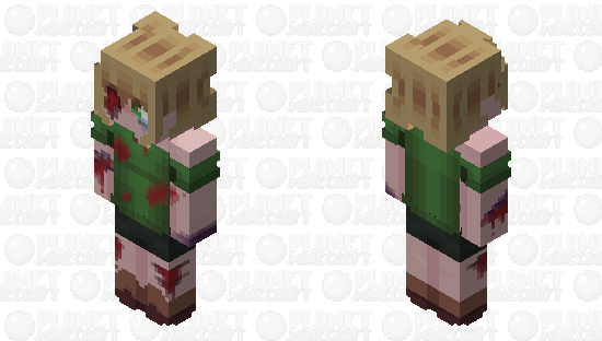 Blonde Hair Girl Minecraft Skin