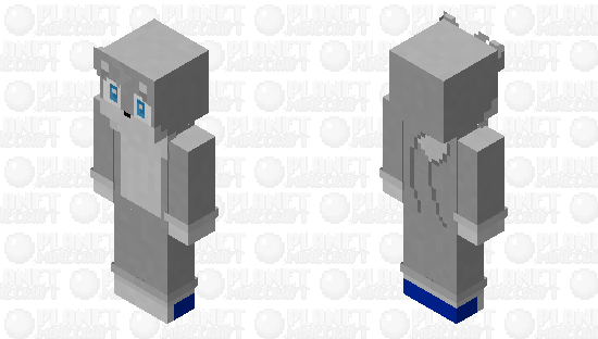Snow the arctic fox (For a friend) Minecraft Skin