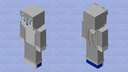 Snow the arctic fox (For a friend) Minecraft Skin