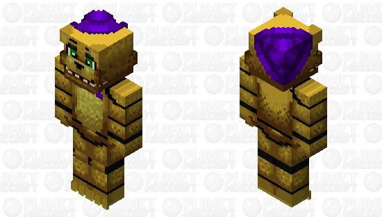 Craft 99099 fnaf 7 fredbear ucn Minecraft Skin