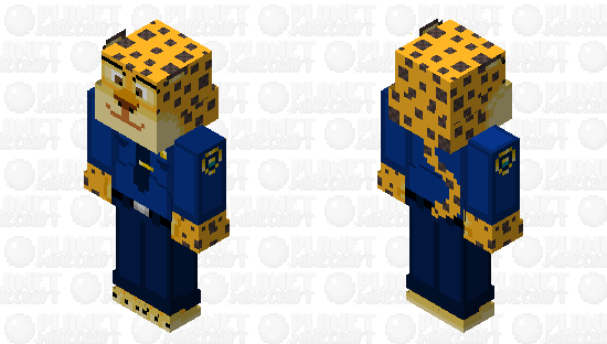 Officer Benjamin Clawhauser (Disney's Zootopia) Minecraft Skin