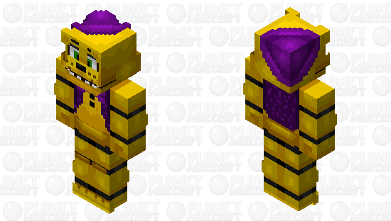 Craft 99099 fnaf 7 fredbear ucn Minecraft Skin