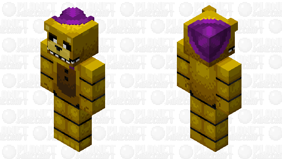 Craft 99099 fnaf 7 fredbear ucn Minecraft Skin