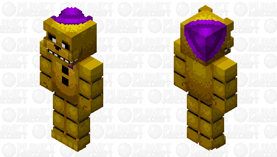 Craft fnaf 7 fredbear ucn Minecraft Skin