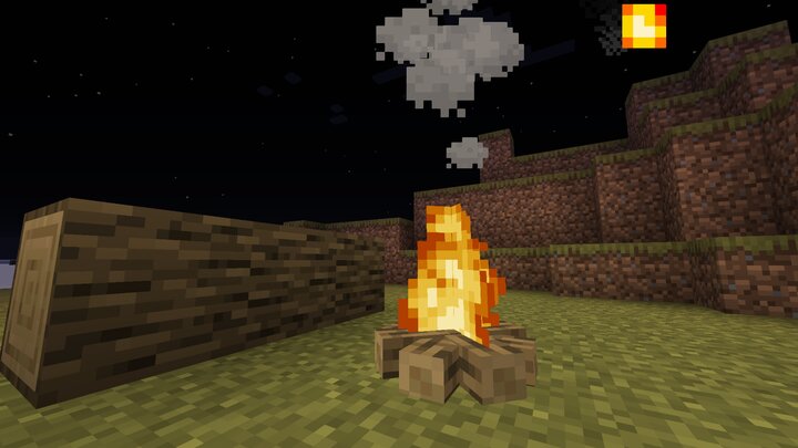 New Default Campfire Minecraft Texture Pack