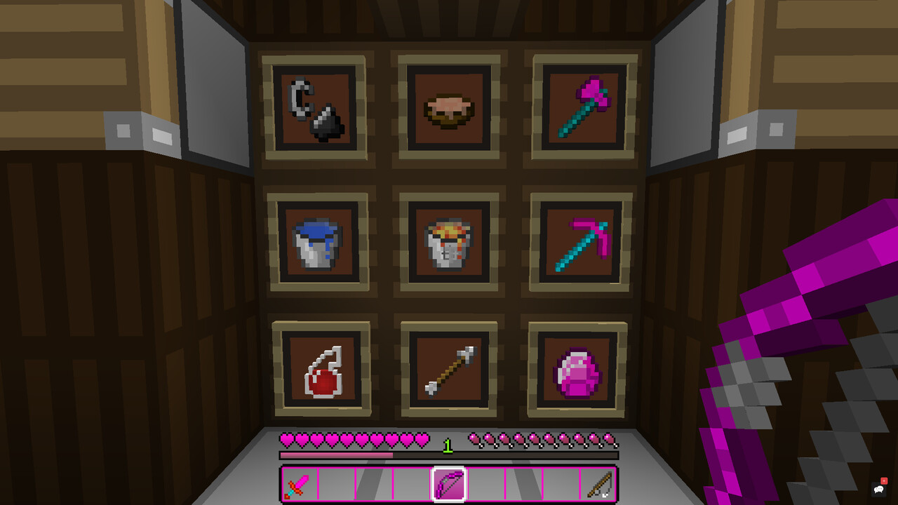 Pink FPS Minecraft Texture Pack