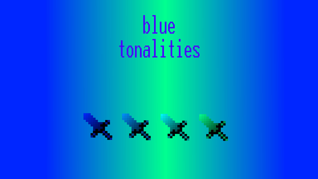 Blue Tonality Remake Minecraft Texture Pack
