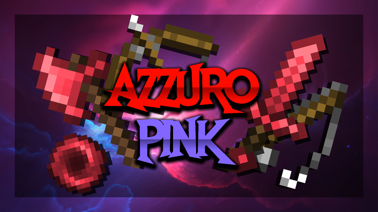 Azzurro [Pink Edit] FPS Pvp Pack Minecraft Texture Pack