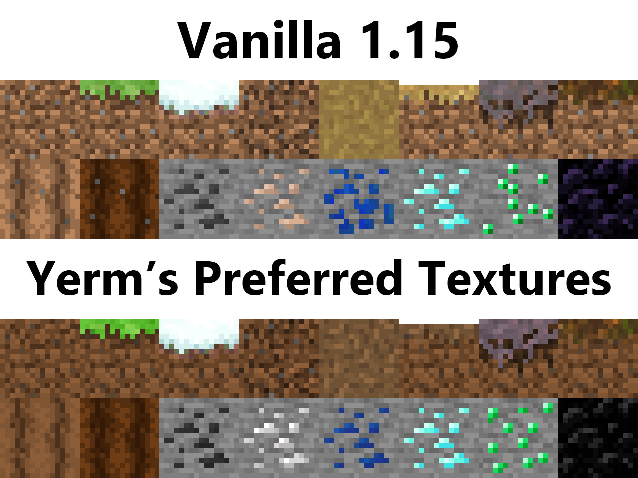 Yerm's Preferred Textures [1.15] Minecraft Texture Pack