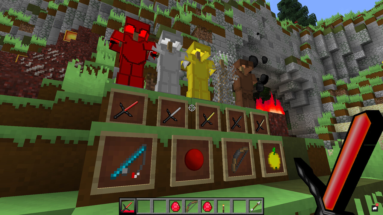 False HD Red Minecraft Texture Pack