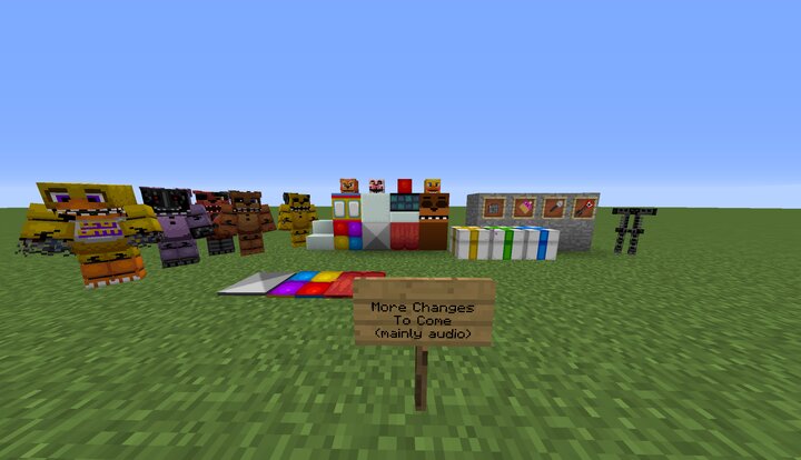 FNaF 2 Remake Map Texturepack Minecraft Texture Pack