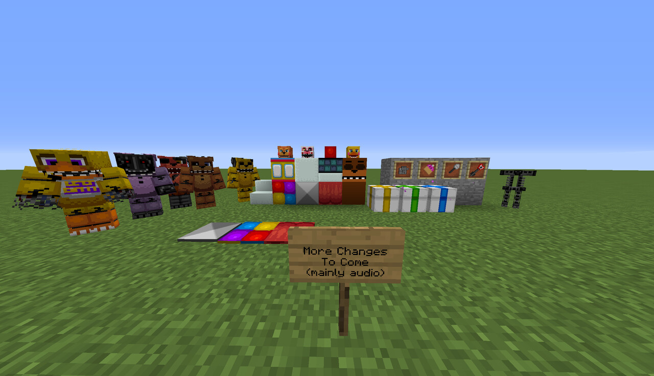 FNaF 2 Remake Map Texturepack Minecraft Texture Pack