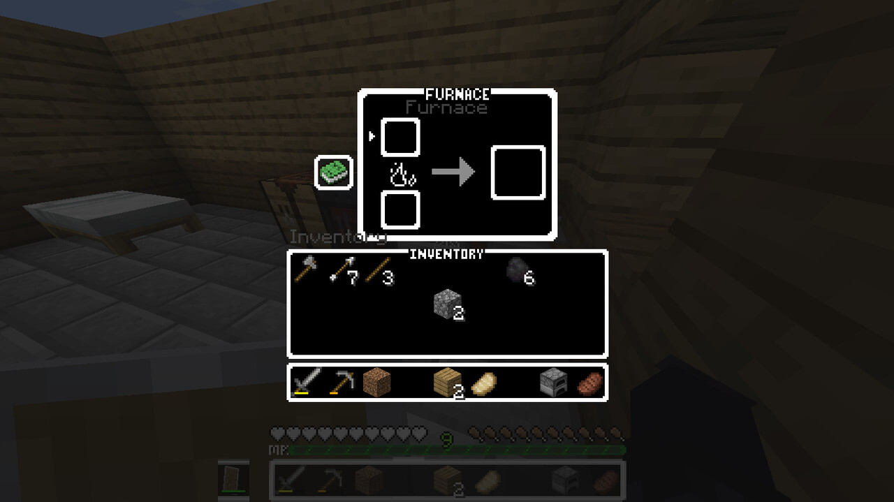 RPG/Dragon Quest Command Menus & GUI Minecraft Texture Pack