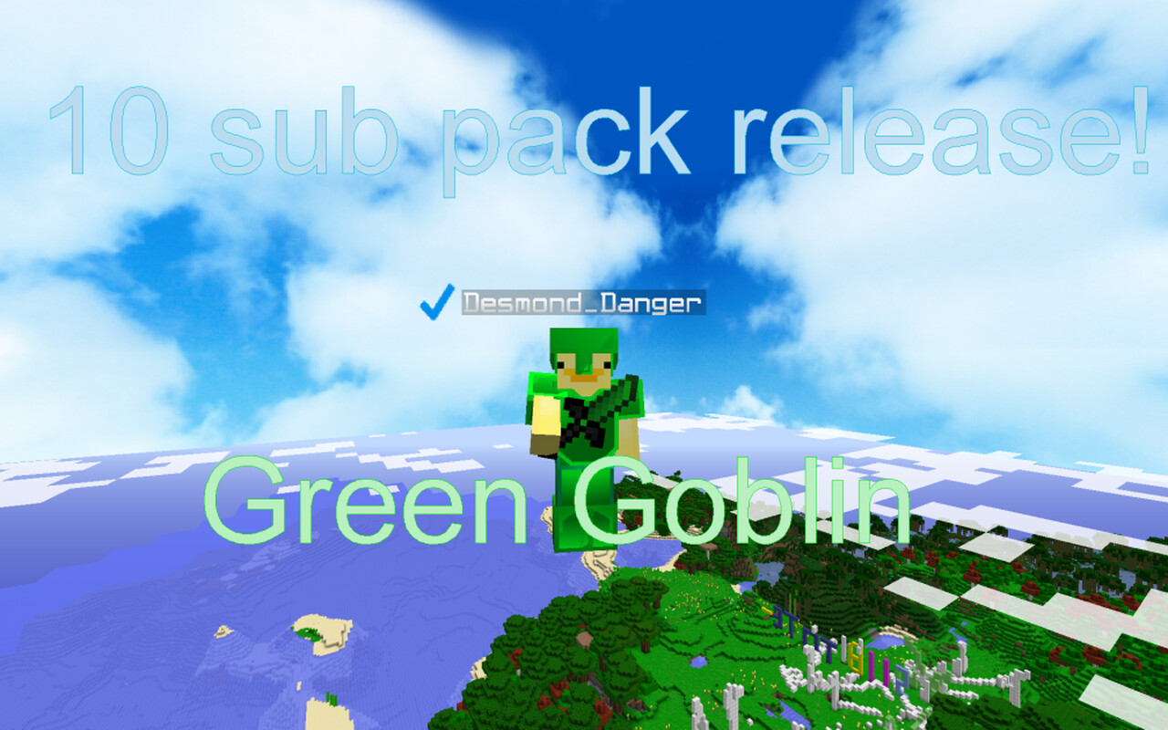 Green Goblin pvp texture pack Minecraft Texture Pack