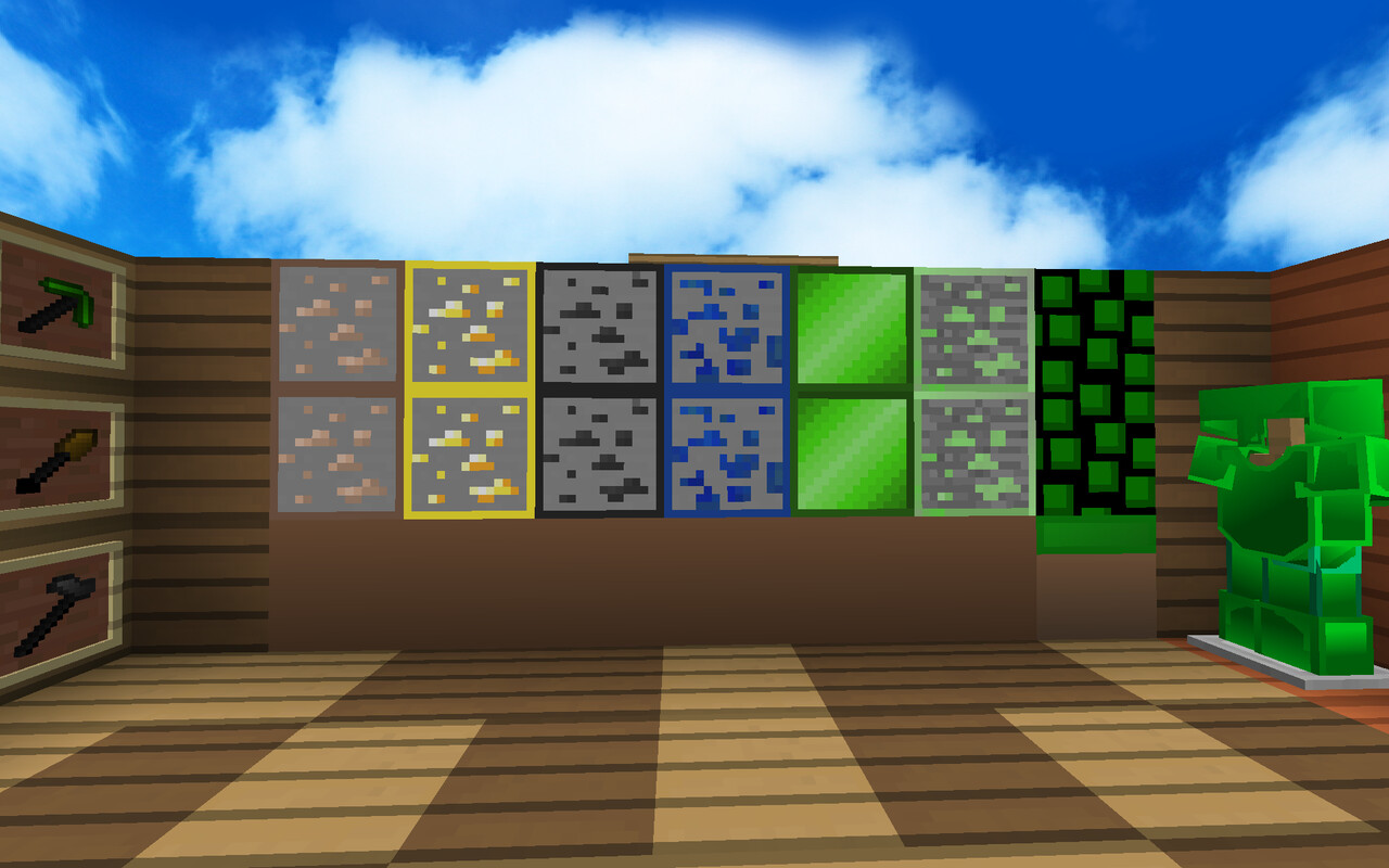 Green Goblin pvp texture pack Minecraft Texture Pack