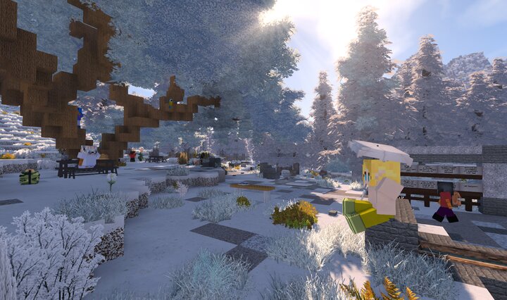 Amberstone - Realistic winter pack (512*512) Minecraft Texture Pack