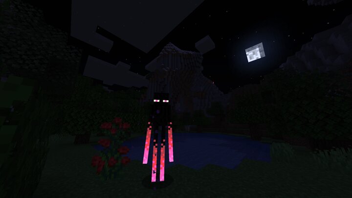Glowing Enderman Minecraft Texture Pack