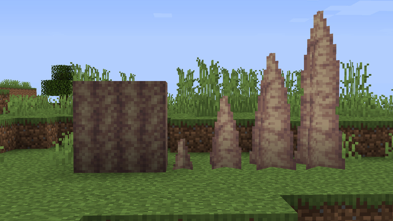 Retextured Dripstone Minecraft Texture Pack