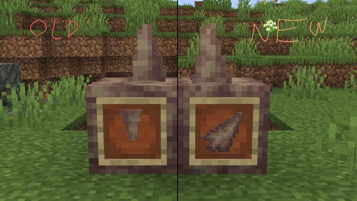 Retextured Dripstone Minecraft Texture Pack
