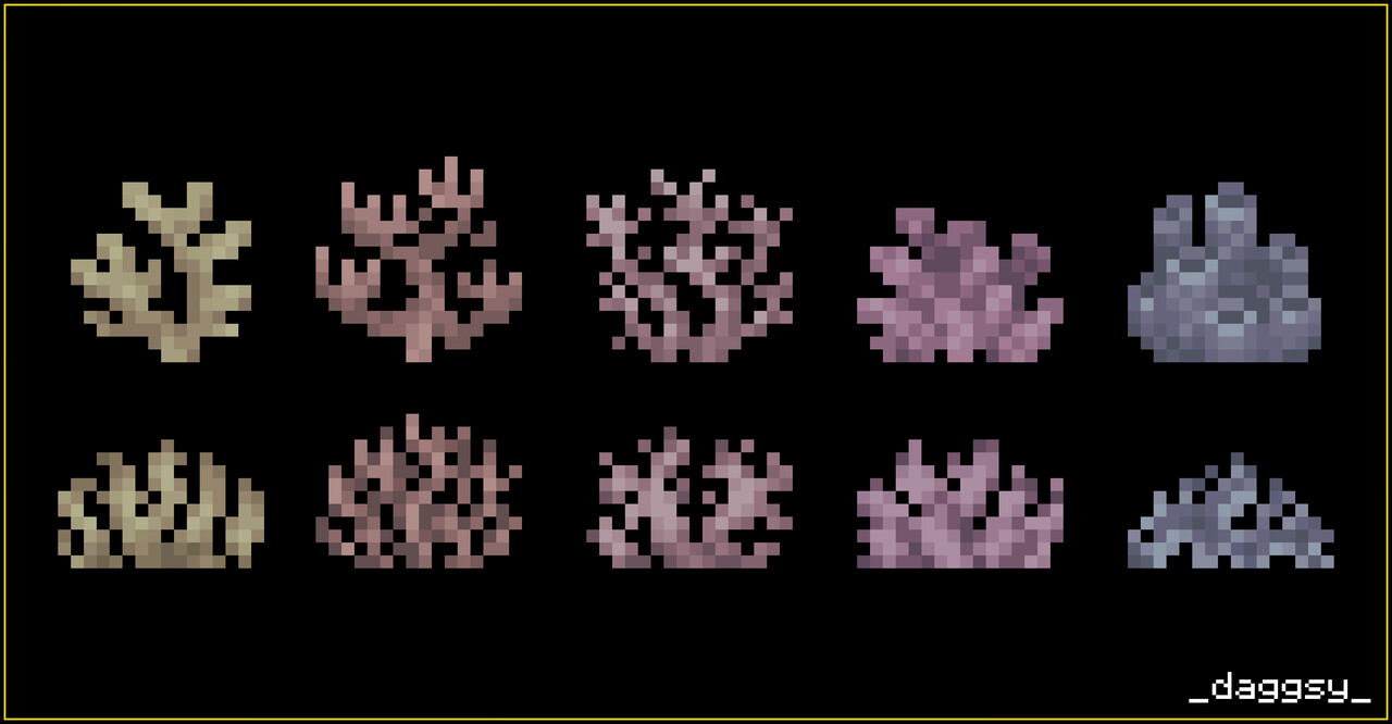 Colorful Coral Minecraft Texture Pack