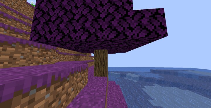Purple Terrain Minecraft Texture Pack