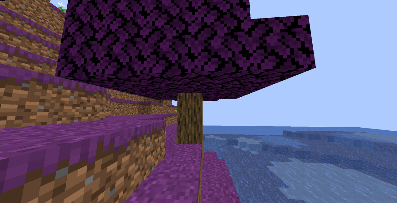 Purple Terrain Minecraft Texture Pack