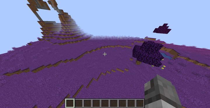 Purple Terrain Minecraft Texture Pack