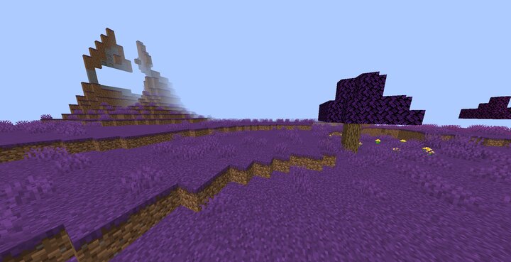 Purple Terrain Minecraft Texture Pack