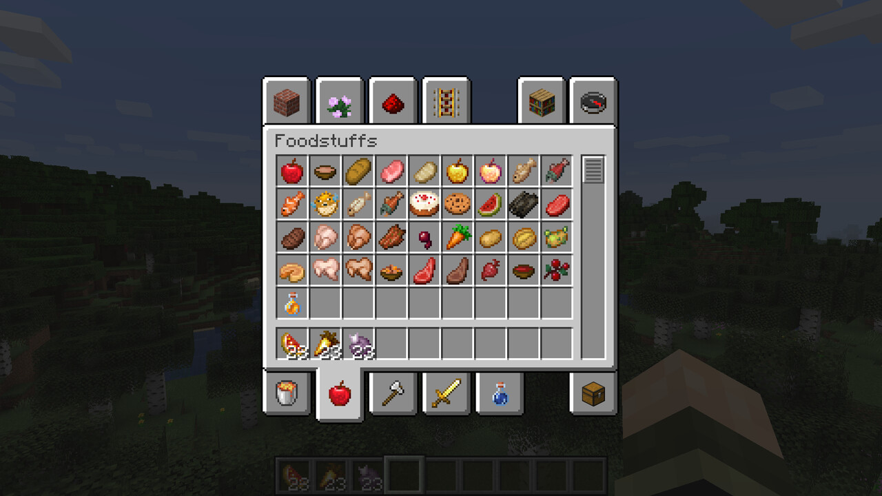 Balanced Nutrition Minecraft Texture Pack