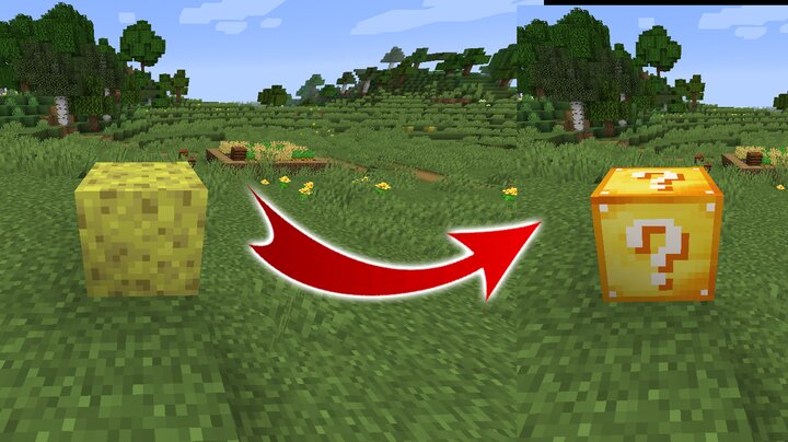 Sponge To Lucky Block TexturePack Minecraft Texture Pack