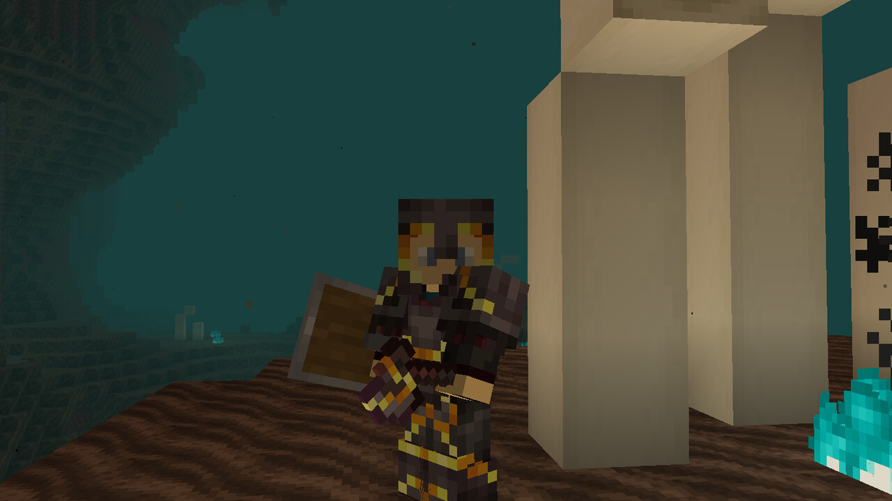 Golden Vein Netherite v2 Minecraft Texture Pack