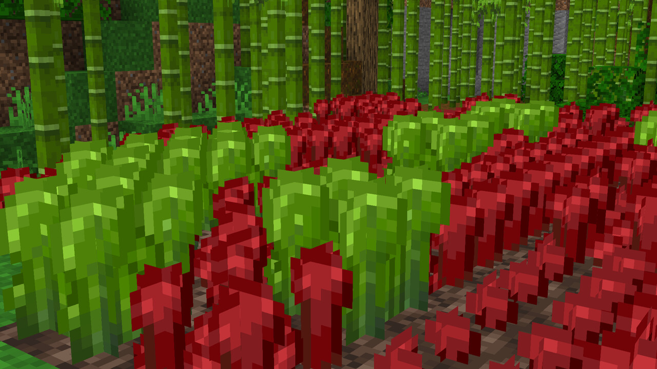 Green Fully Grown Nether wart Minecraft Texture Pack