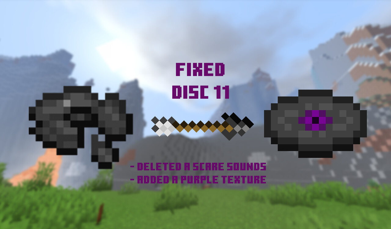Better 11 music disc Minecraft Texture Pack