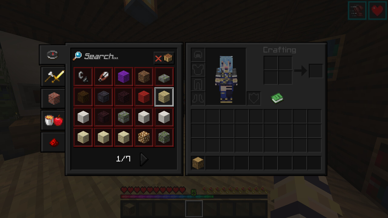 NeuTraLZero's Dark GUI (1.8/1.16+) Minecraft Texture Pack