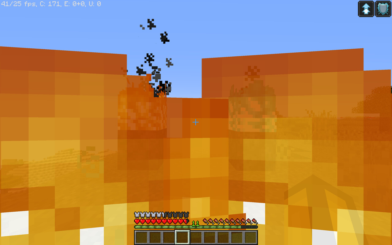 Obtrusive Fire Minecraft Texture Pack