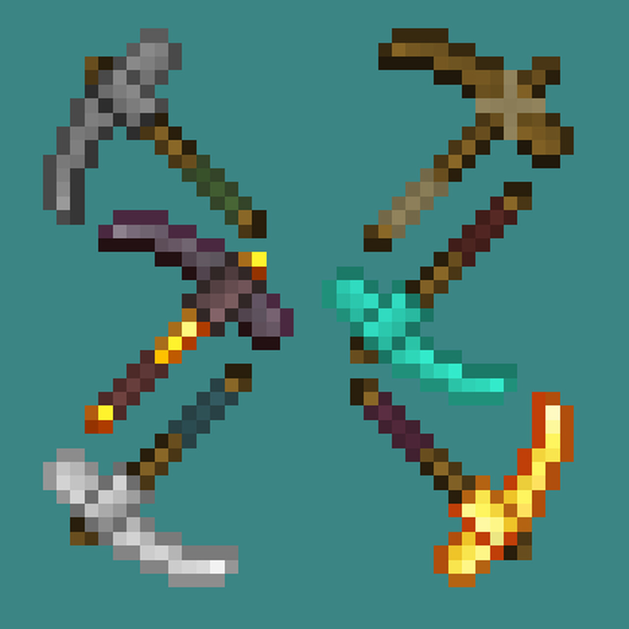 BETTER PICKAXES Minecraft Texture Pack