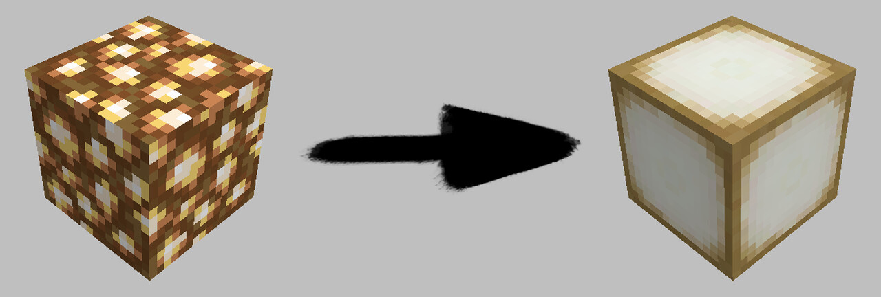 Less Painful Glowstone Minecraft Texture Pack