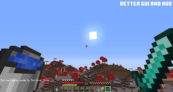 Better GUI and HUD Minecraft Texture Pack