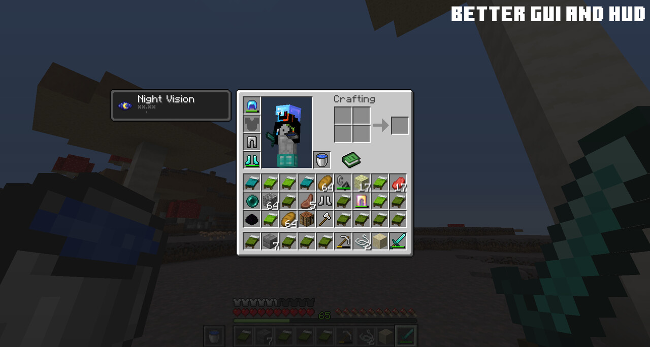 Better GUI and HUD Minecraft Texture Pack