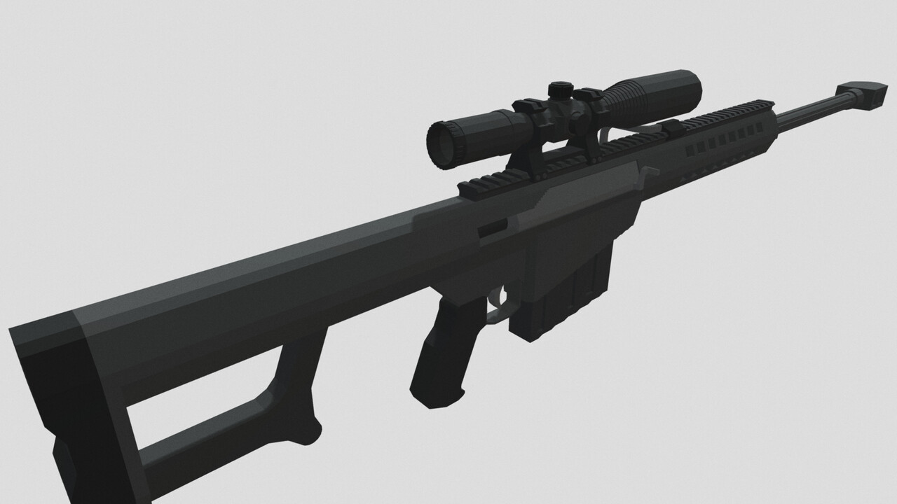 3D GUNS | M107! (1.12+) Minecraft Texture Pack