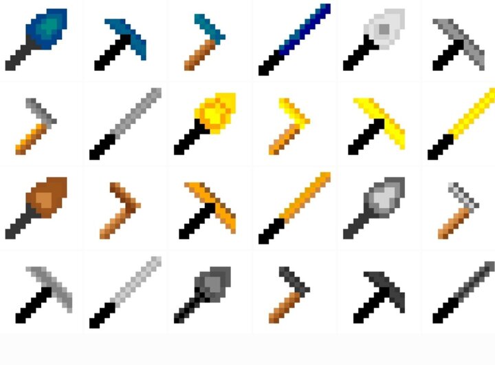 Weapons texture pack Minecraft Texture Pack