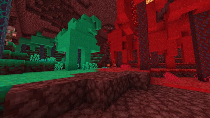 Christmas Nether 1.16.4 Minecraft Texture Pack
