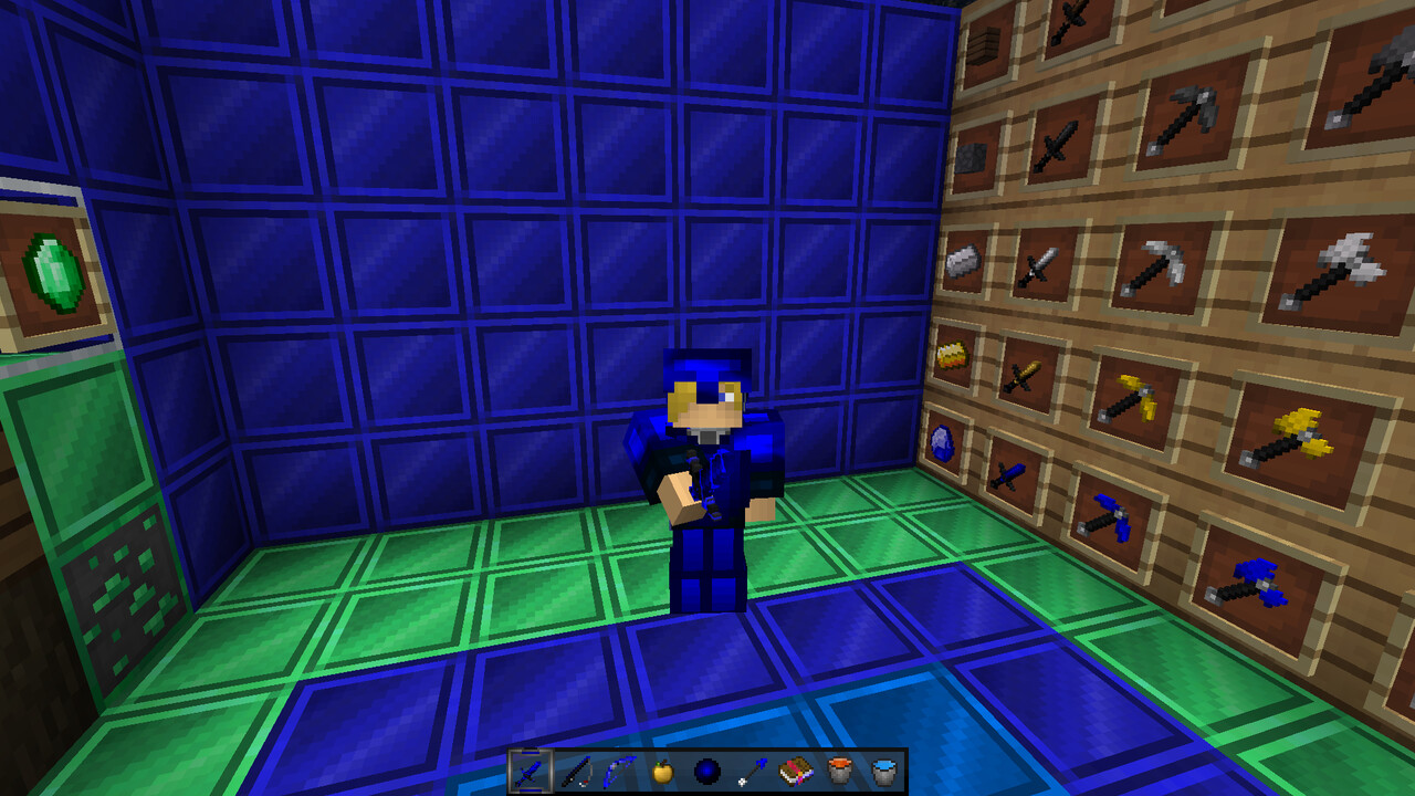 Galactic PvP Pack Blue, Red and Green Minecraft Texture Pack