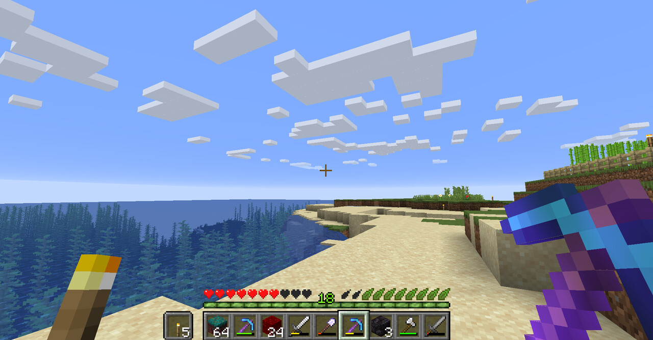 Kelp Hunger Bar Minecraft Texture Pack