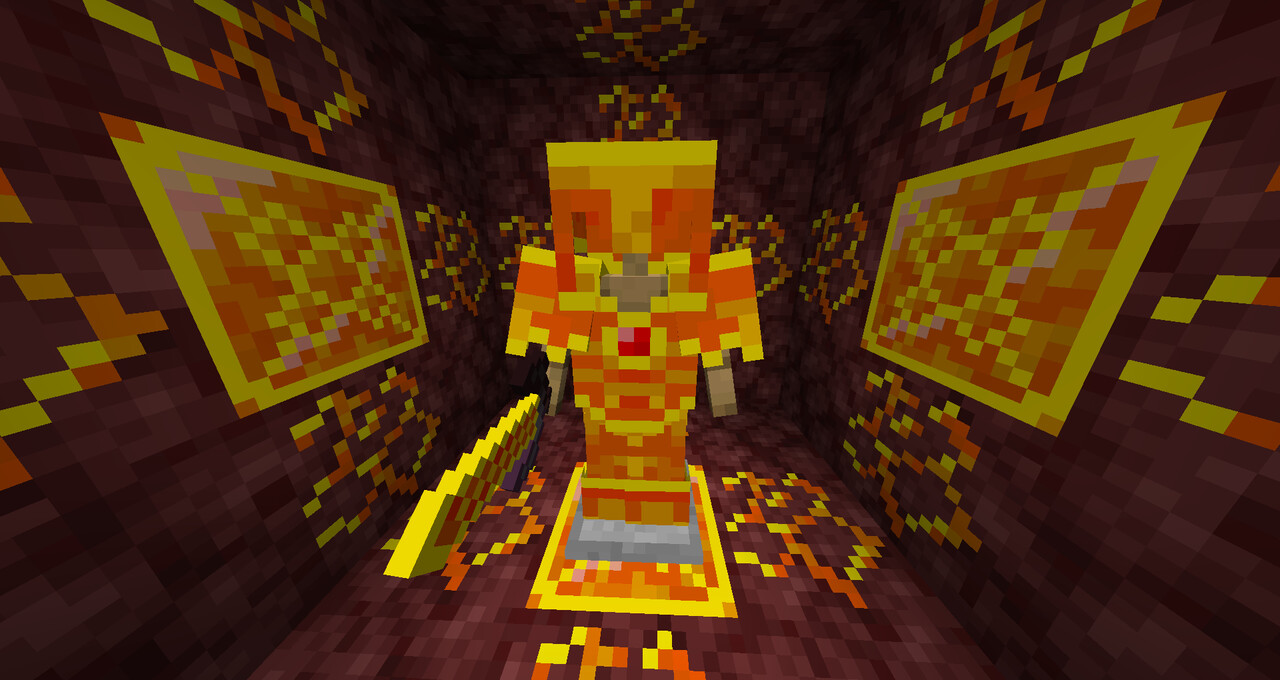 Blazing Netherite Minecraft Texture Pack