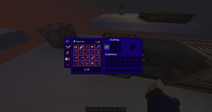 Blue GUI (and other fixes) Minecraft Texture Pack