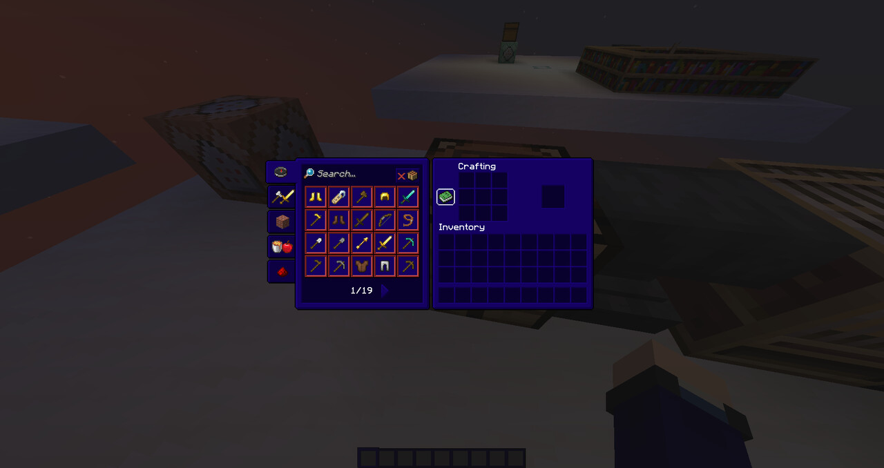 Blue GUI (and other fixes) Minecraft Texture Pack