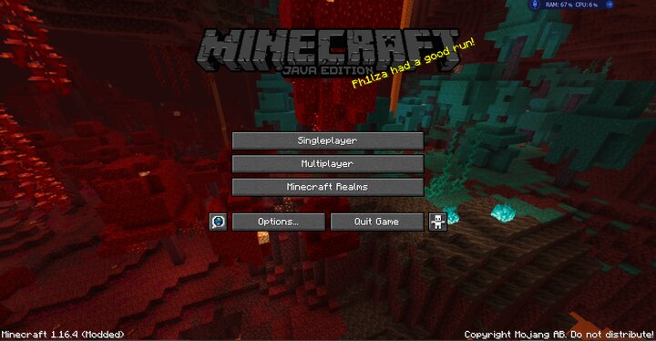 Black GUI/Dark Mode Minecraft Texture Pack