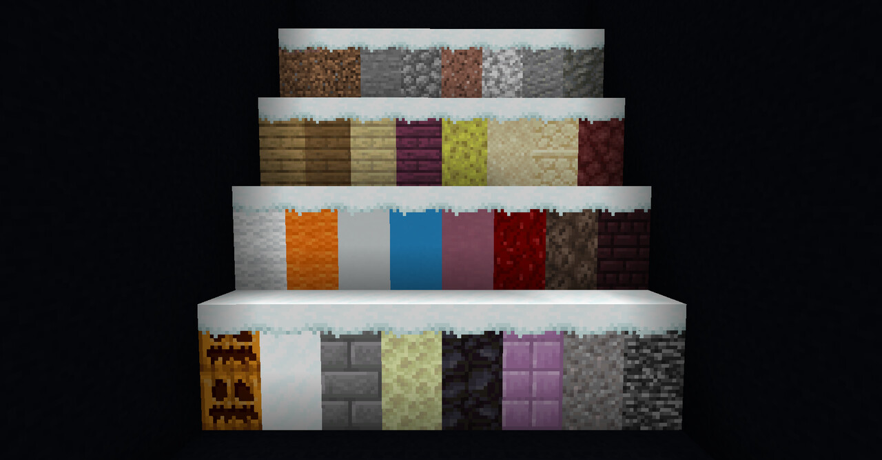 Overlapping Snow Layers Minecraft Texture Pack