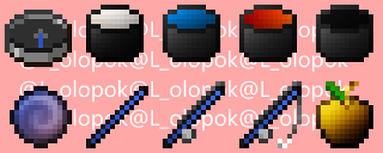 Blue and Rose Gold 16x Minecraft Texture Pack